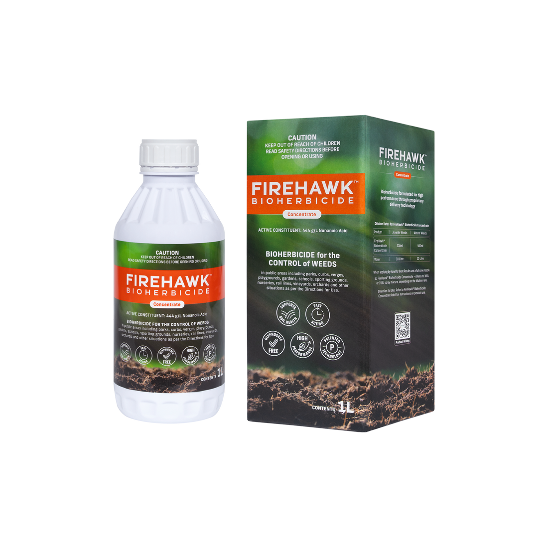 FireHawk™ Bioherbicide Concentrate - 1 Ltr | Naturally Powerful